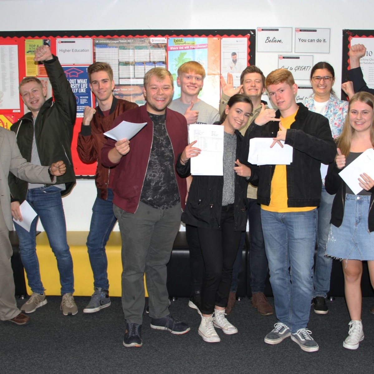 Higham Lane School - Excellent A Level Results Achieved